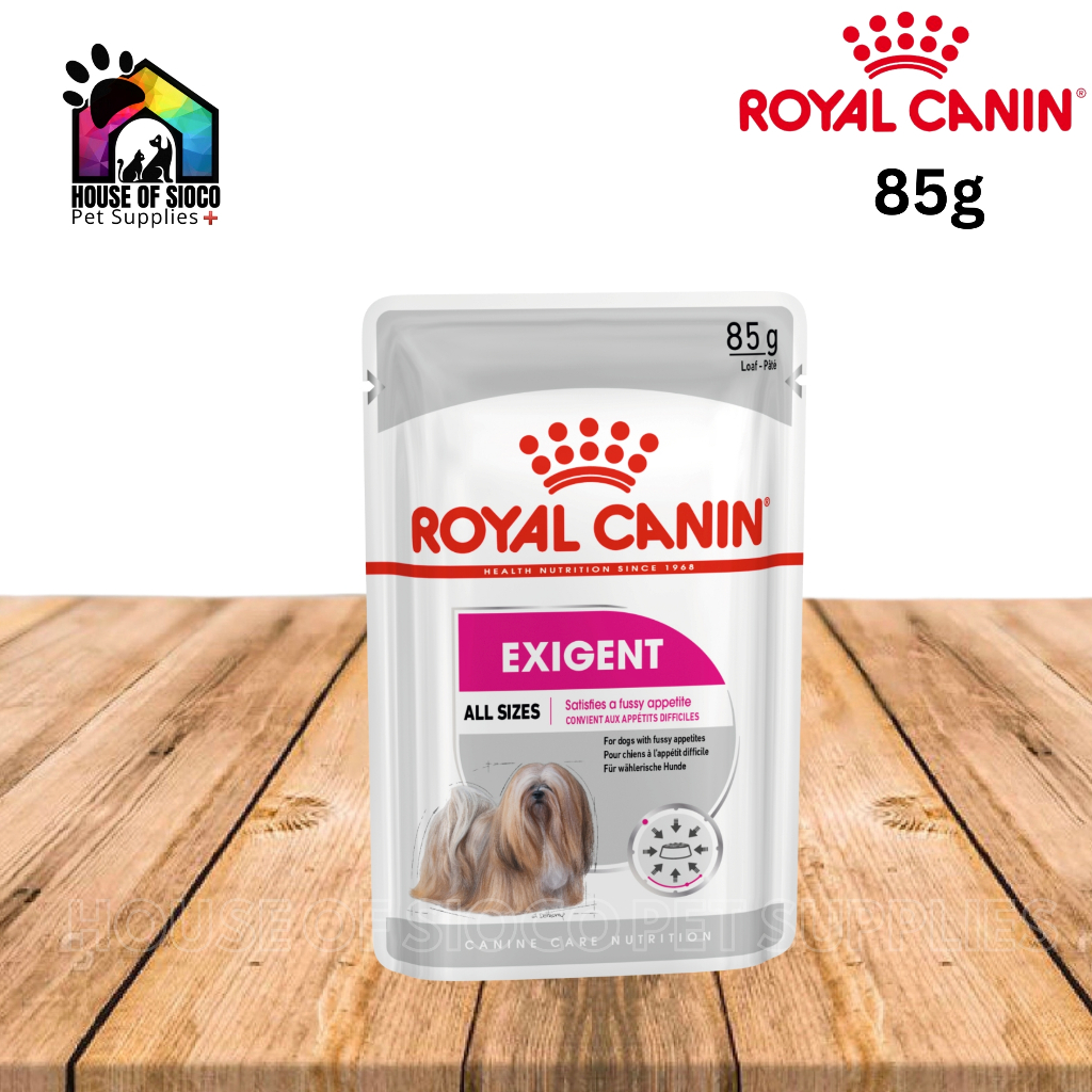 Royal Canin Exigent Loaf (85g) Adult Wet Dog Food - Canine Care Nutrition | Shopee Philippines
