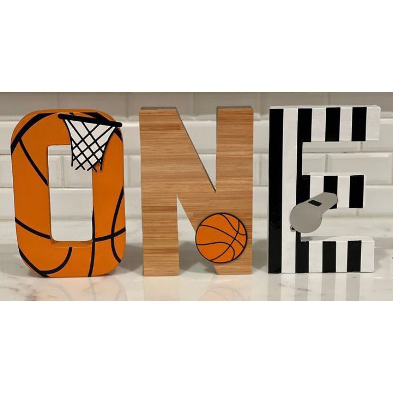 12 inches Customized Basketball themed Letter standee | Shopee Philippines