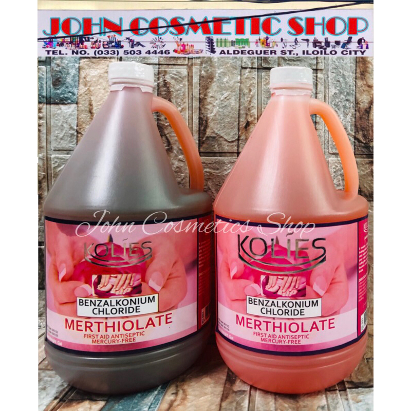 1Gal KOLIES Benzalkonium Chloride Merthiolate First Aid Antiseptic ...