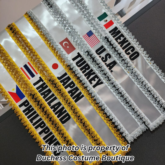 United Nations Sash PREMIUM Full Length Sash (front to back) UN SASH ...