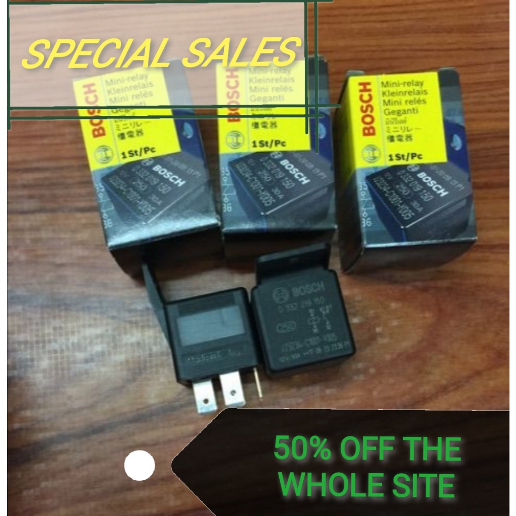 Wholesale Relay 12v 30a 5pin with Socket Heavy Duty Horn Mini Driving ...