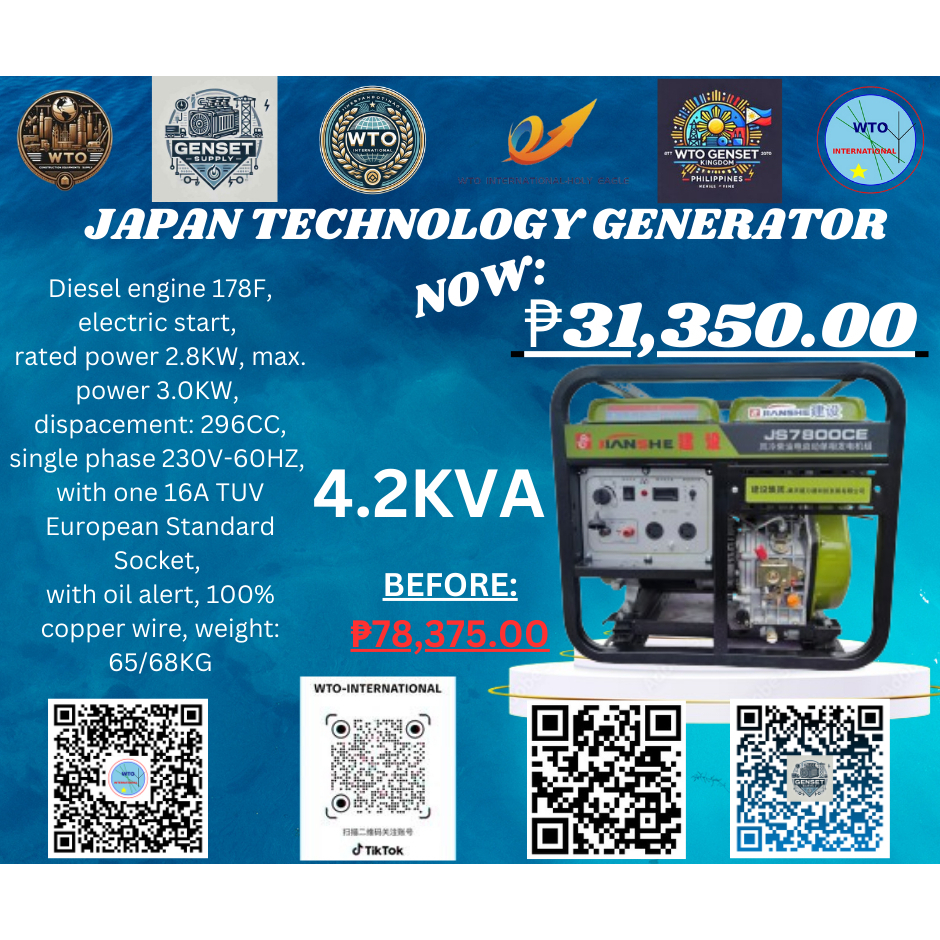 Japan Technology Diesel Generator | Shopee Philippines