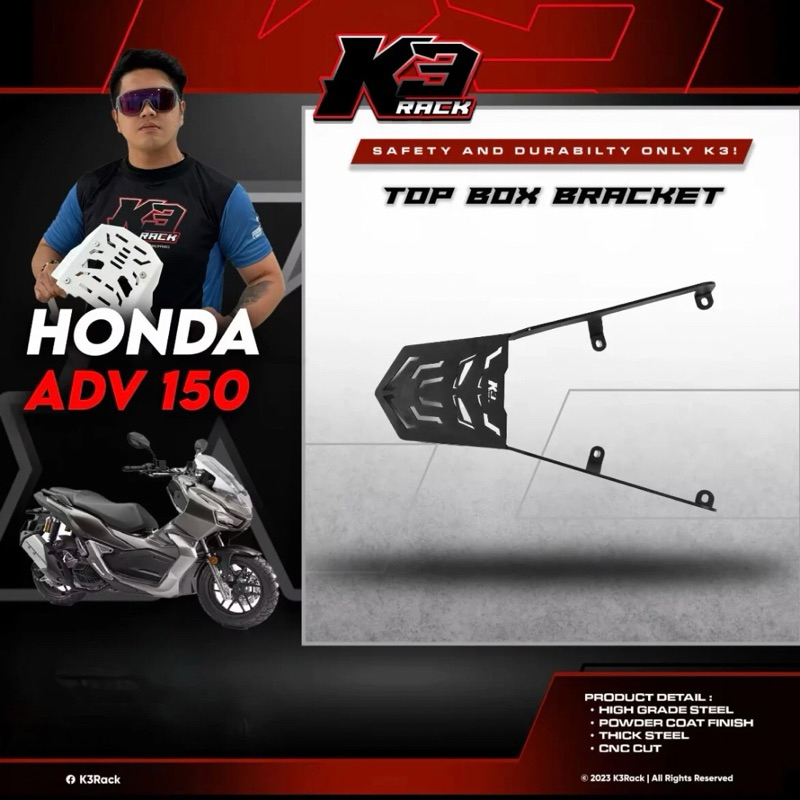 K3 Rack Bracket for Honda ADV 150 | Shopee Philippines