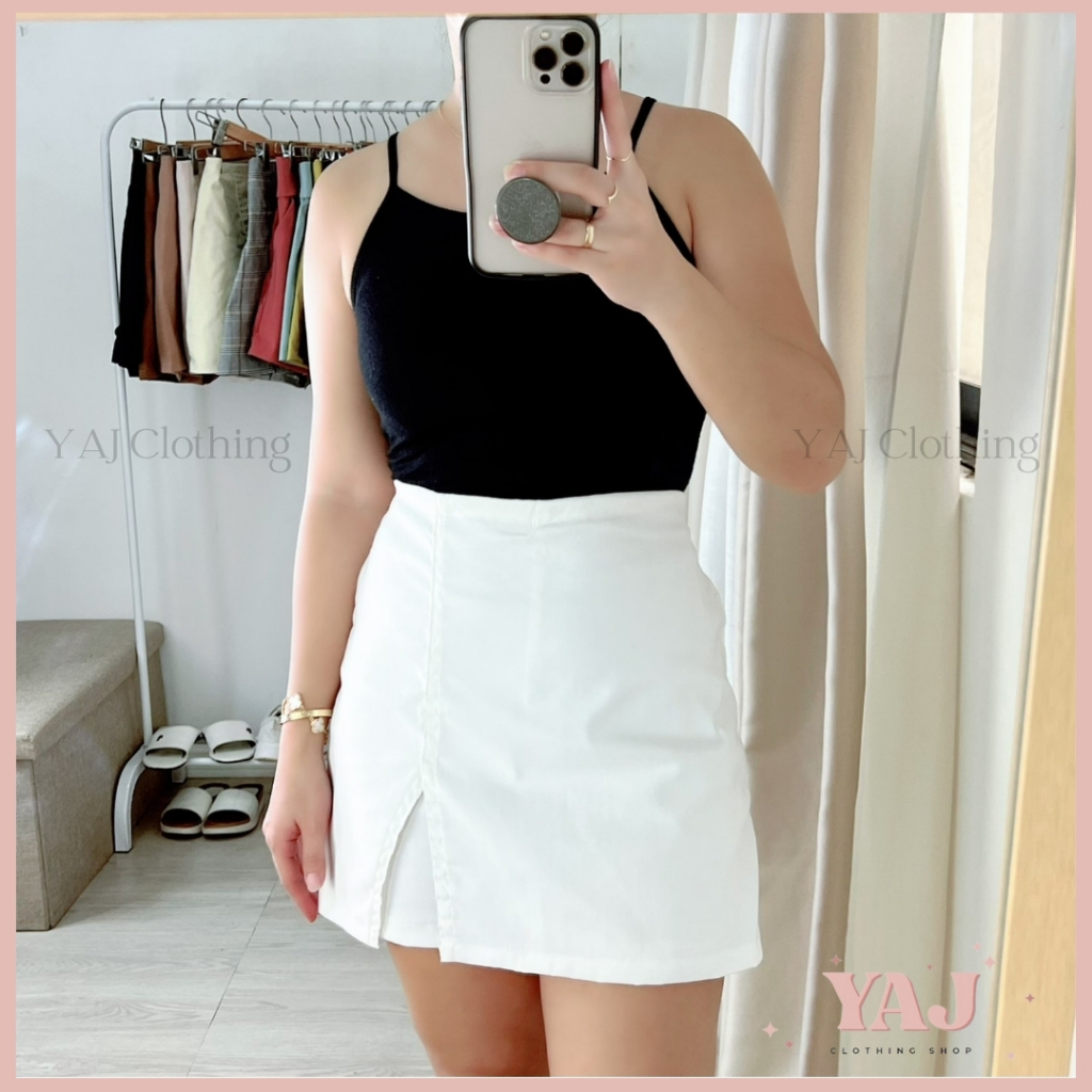 YAJ Sam Slit Skorts. Palda Shorts | Shopee Philippines
