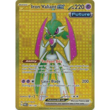 Iron Valiant ex - 261/182 - Gold Secret Scarlet & Violet: Paradox Rift ...