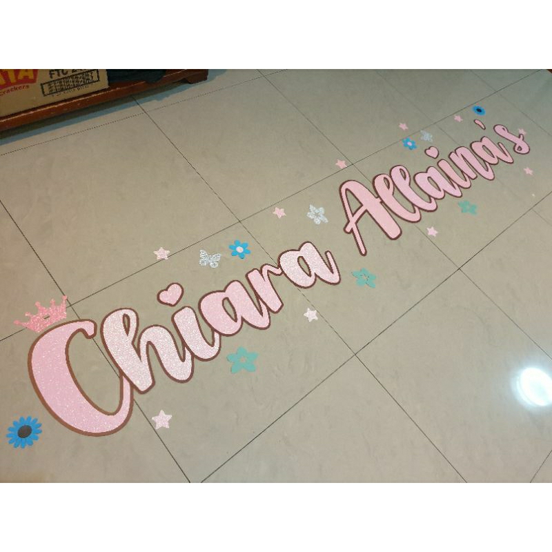 Personalized Lettering Machine cut for Event Backdrop (Please choose ...