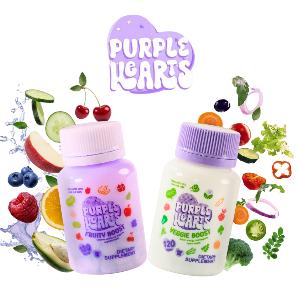 Purple Hearts Fruity & Veggie Boost Combo Bundle | Shopee Philippines