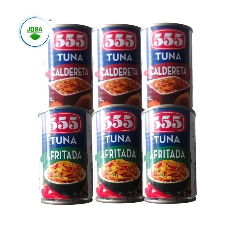 555 TUNA 3x155g caldereta or afritada flavor | Shopee Philippines