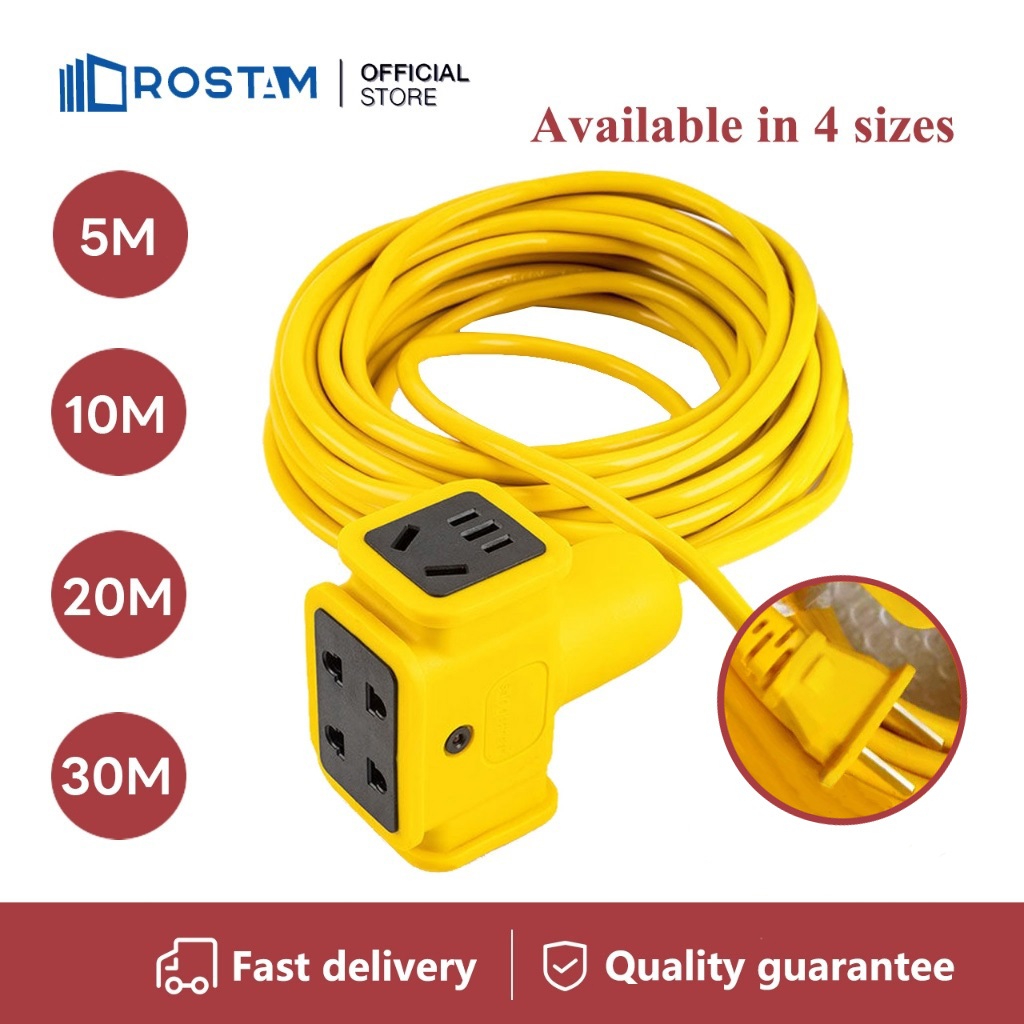 14 Socket Extension Cord Extra-long Plug-in Strip Electric Vehicle ...
