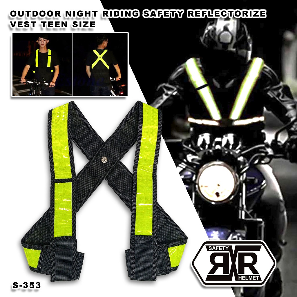 RXR Safety Reflectorize Vest teen size S-353 | Shopee Philippines