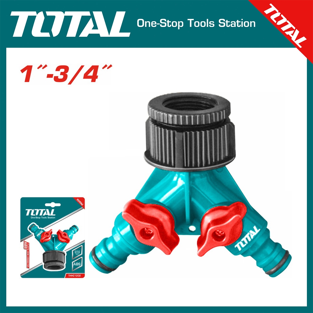 TOTAL THHC1202 Two-way Y Swivel Coupling (For 1”& 3/4” taps)Gripo ...