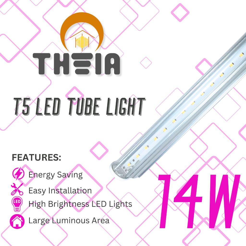 THEIA T5 LED Aluminum Tube light 3ft/14 watts ( clear cover)- High ...