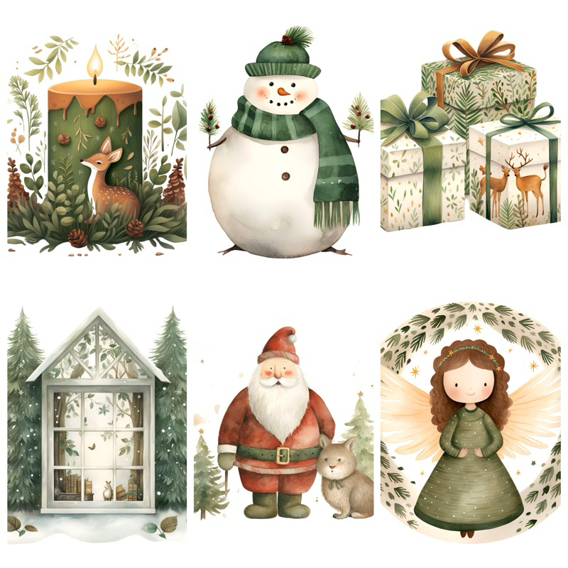 Christmas Theme Wall Decor Batch 5 A4 Size Laminated | Shopee Philippines
