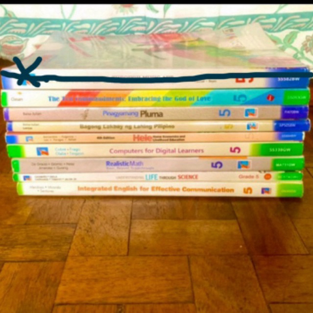 Grade 5 Textbooks Set (includes 8 books) | Shopee Philippines