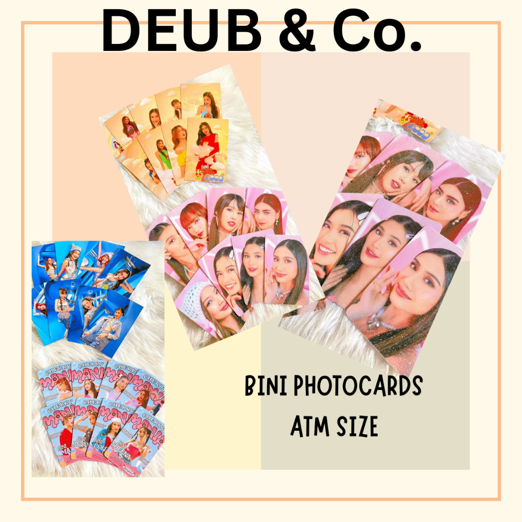 1 PIECE RANDOM BINI PHOTOCARD | Shopee Philippines