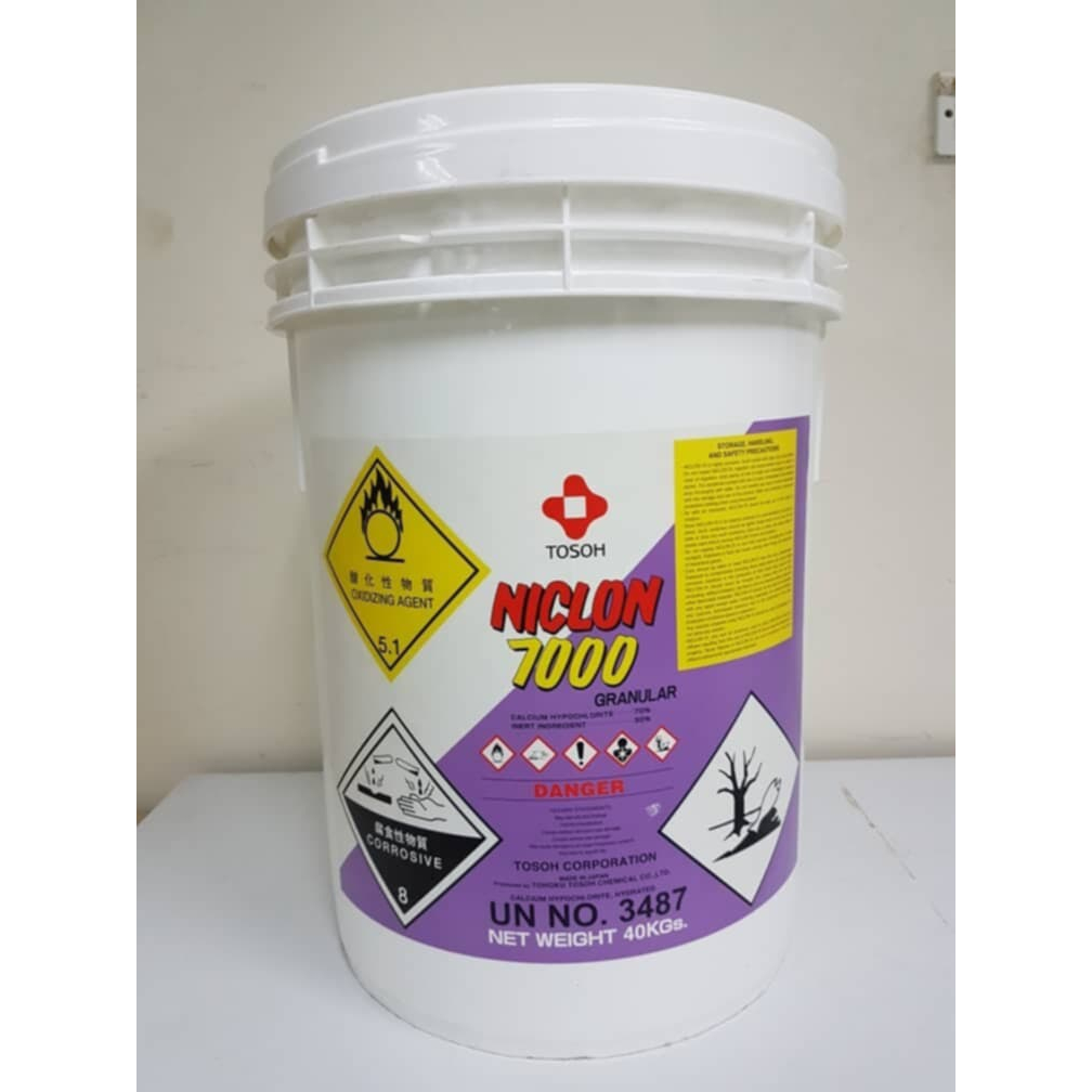 Chlorine Granules Japan NICLON 70% 40KG | Shopee Philippines
