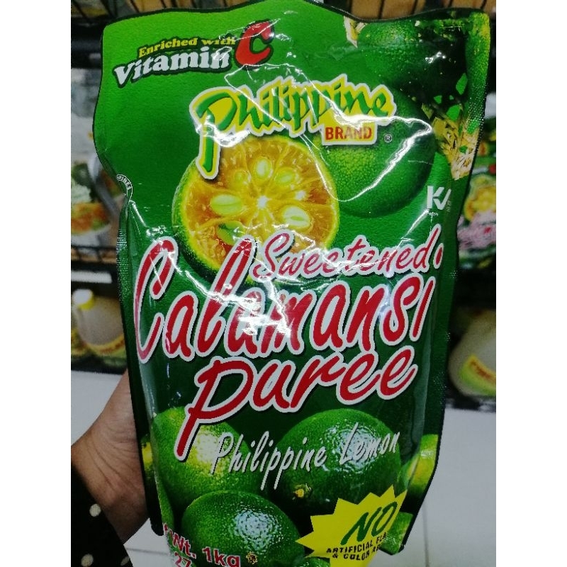 Philippine Brand Sweetened Calamansi puree 1kg Philippine lemon ...