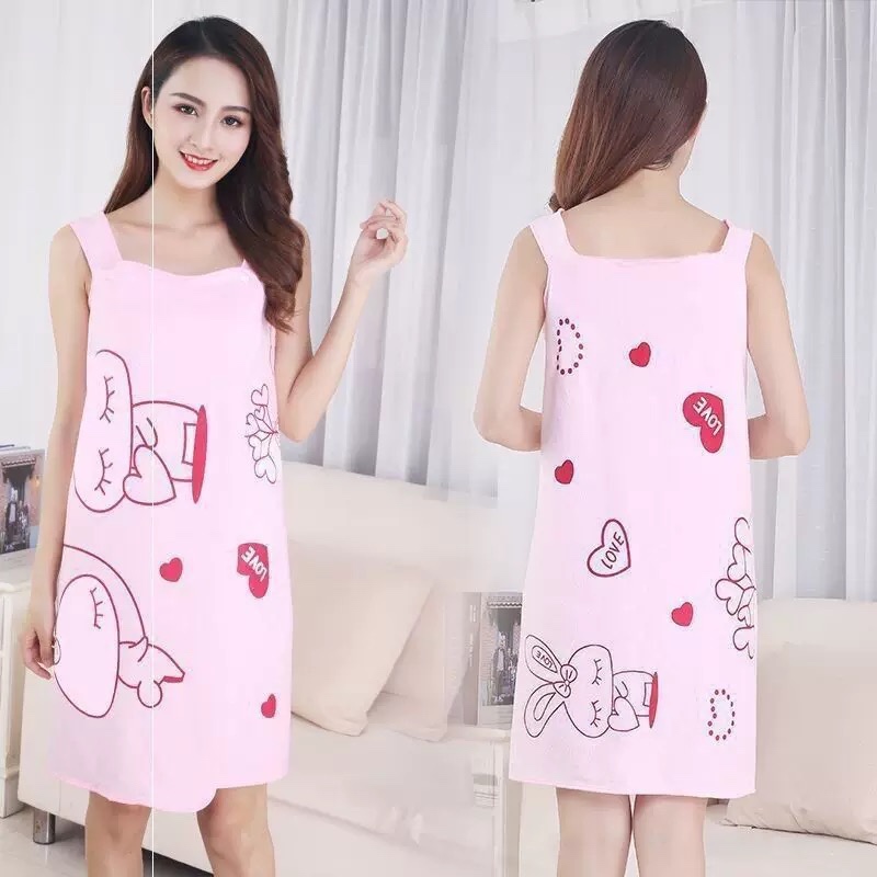 Nakusu Microsoft Towel Bath Robe Magic Bath Towel random color | Shopee ...