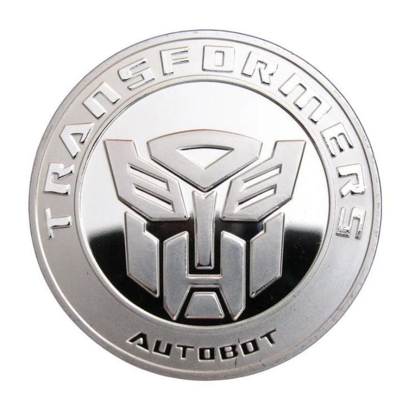 TRANSFORMERS LIMITED SILVER PLATED COIN AUTOBOT DECEPTICON | Shopee ...