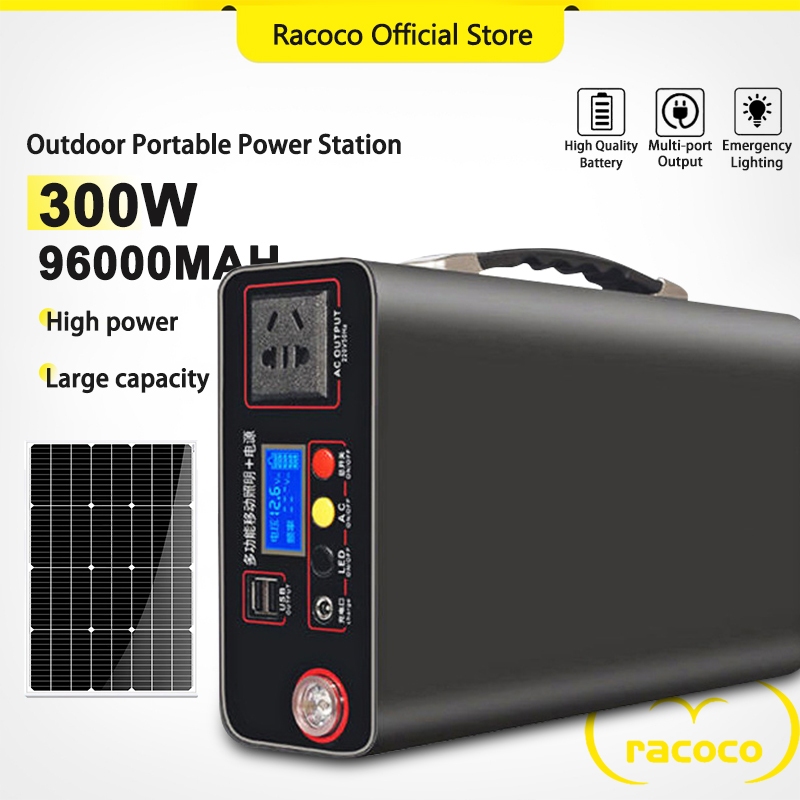 Power Station 300W/220V Portable 96000mAh Big Capacity Quick Charging ...