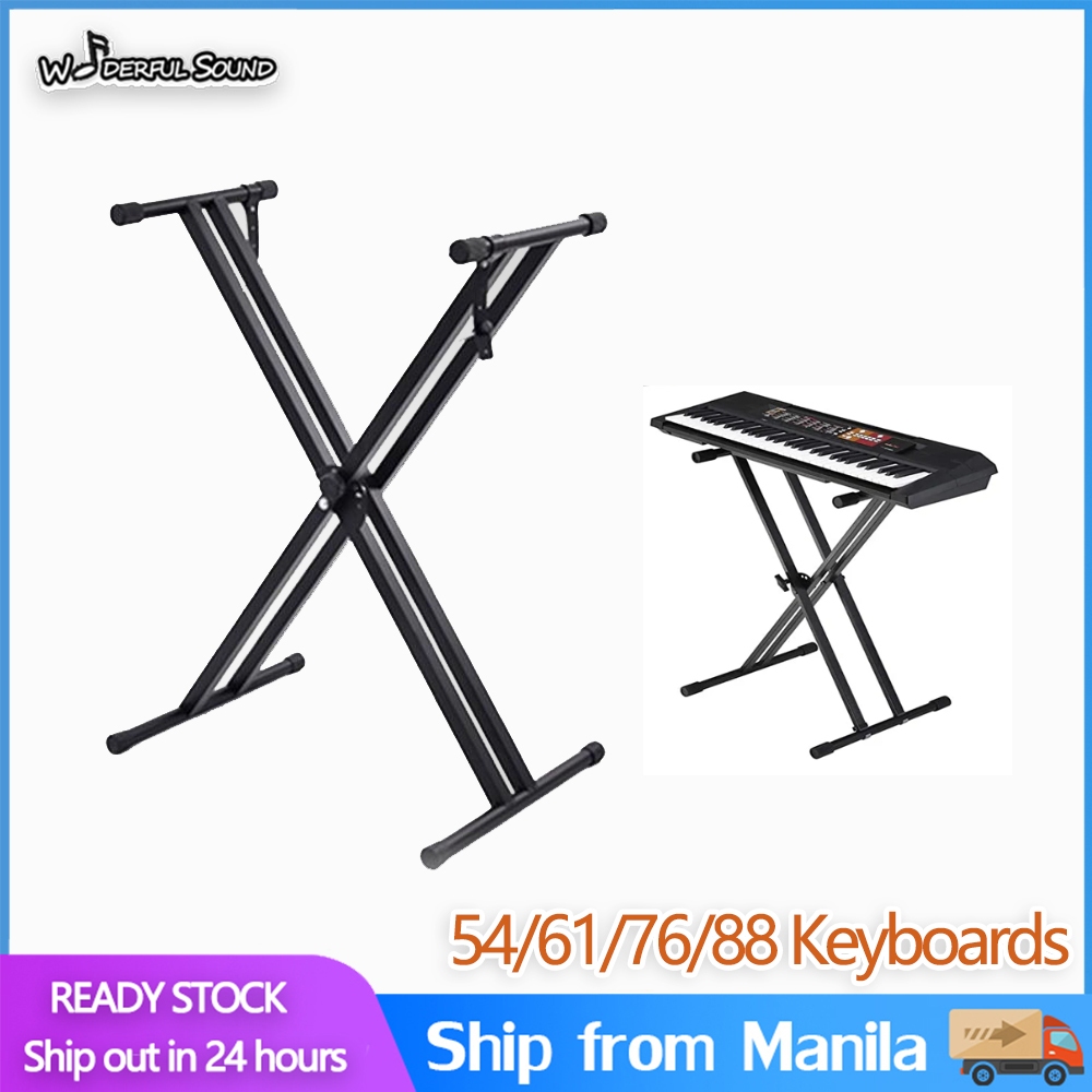Keyboard Portable Stand X-type Folding Piano Keyboard Rack Metal Stand ...