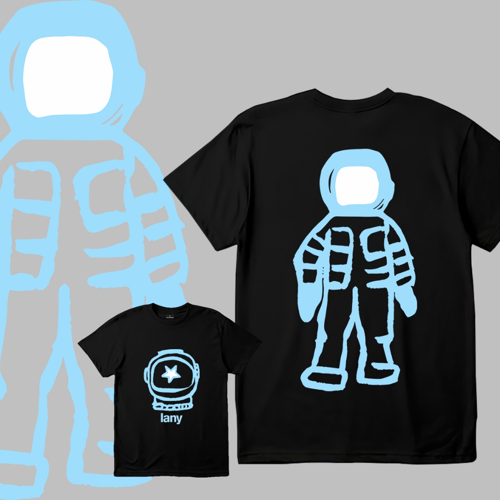 Lany Astronaut - Star Fans Print shirt Crew Neck T-shirt Thick Cotton ...