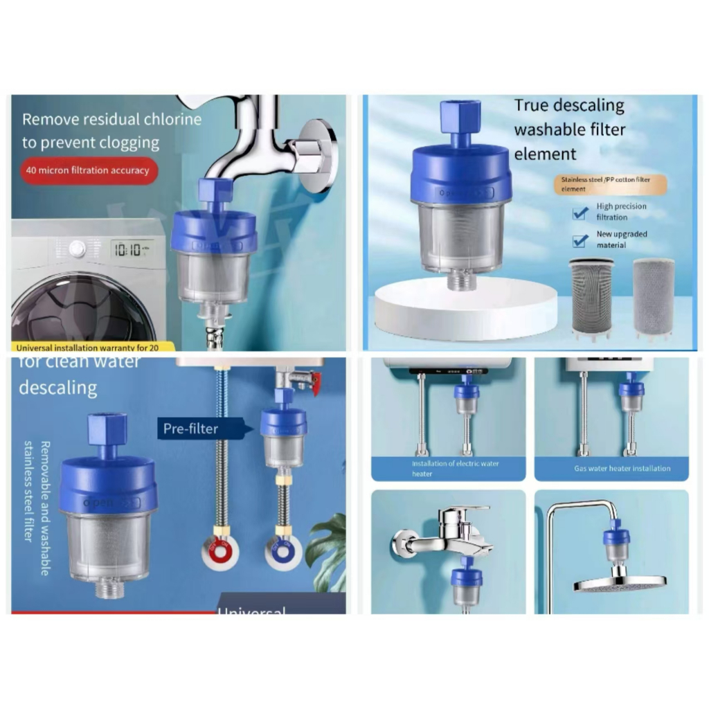 Household Bath Water Purifier Washing Machine Rain Shower Front Water ...