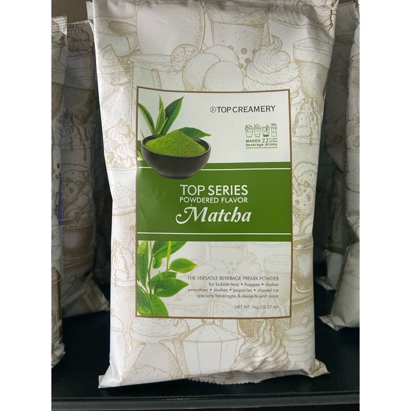 Top Creamery Matcha Powder Flavor 1kg | Shopee Philippines
