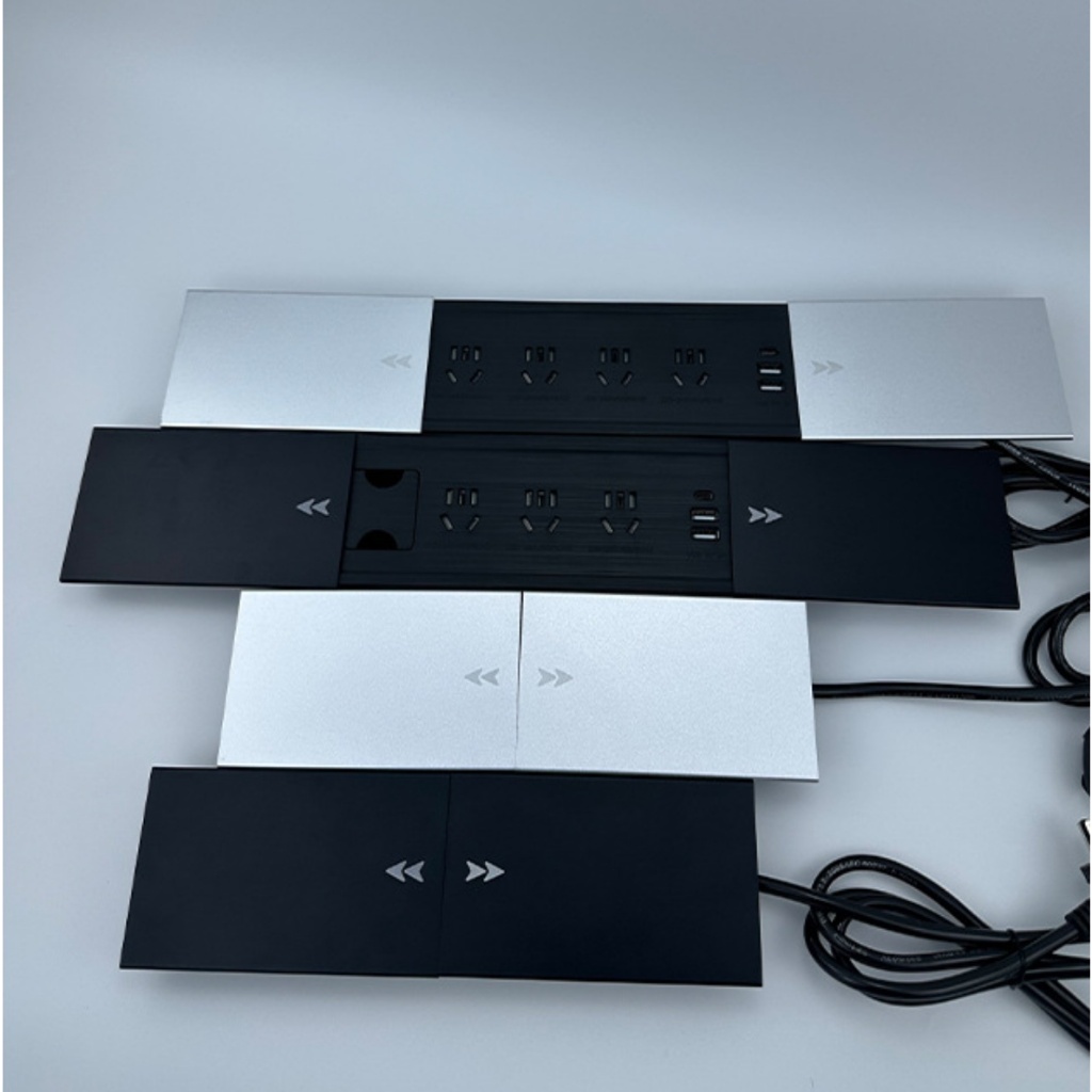 COD⭐️Embedded socket desktop USB socket side sliding hidden socket ...