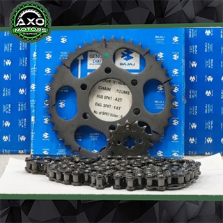 36DM0001 Sprocket Chain Kit 14t-42t 112L 428H Chain CT100 CT100B Alloy ...