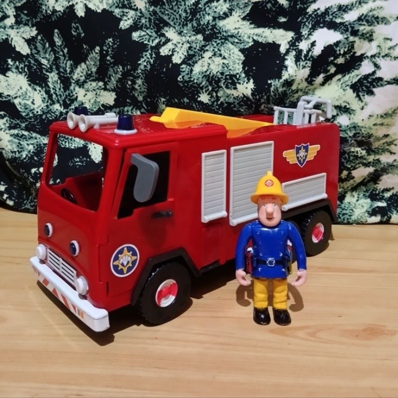 Fireman Sam Friction Firetruck Toy | Shopee Philippines