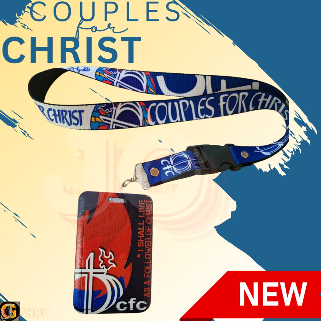 jg Faithful Partnership CFC Couples for Christ Inspirational Id Lace ...