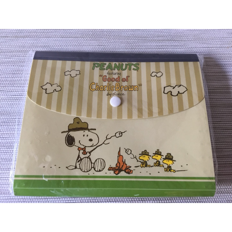 Snoopy Peanuts Letter Case Folder Organizer BN | Shopee Philippines