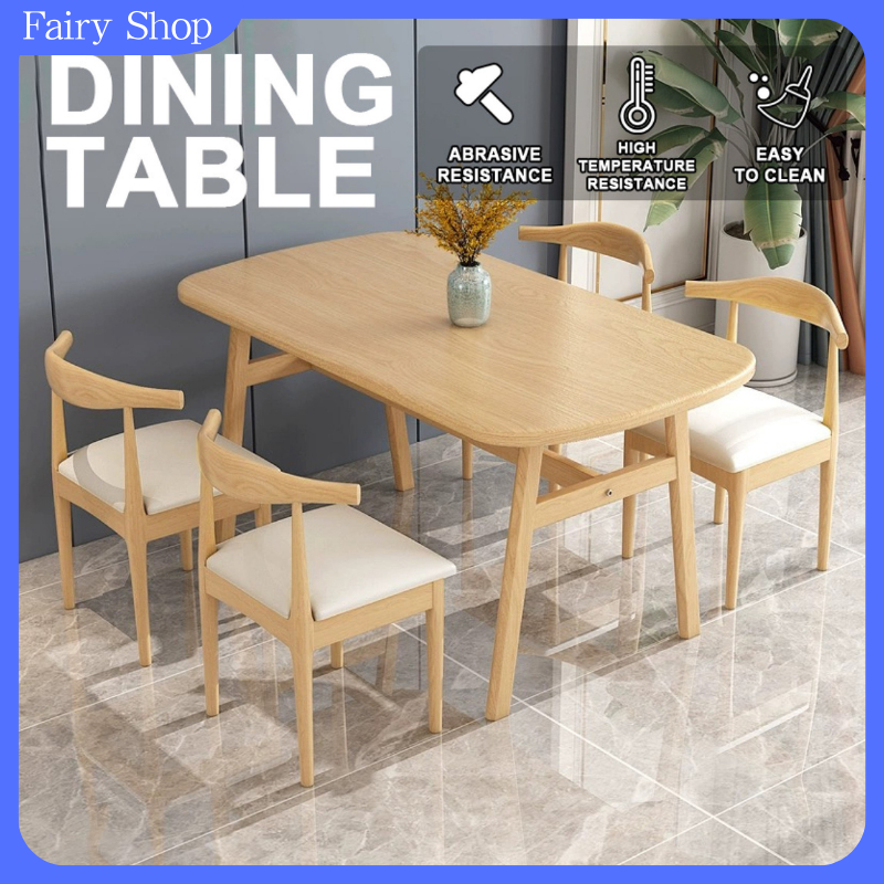 Nordic Solid Wood Table Dining Table 120CM Office Table Strengthened ...