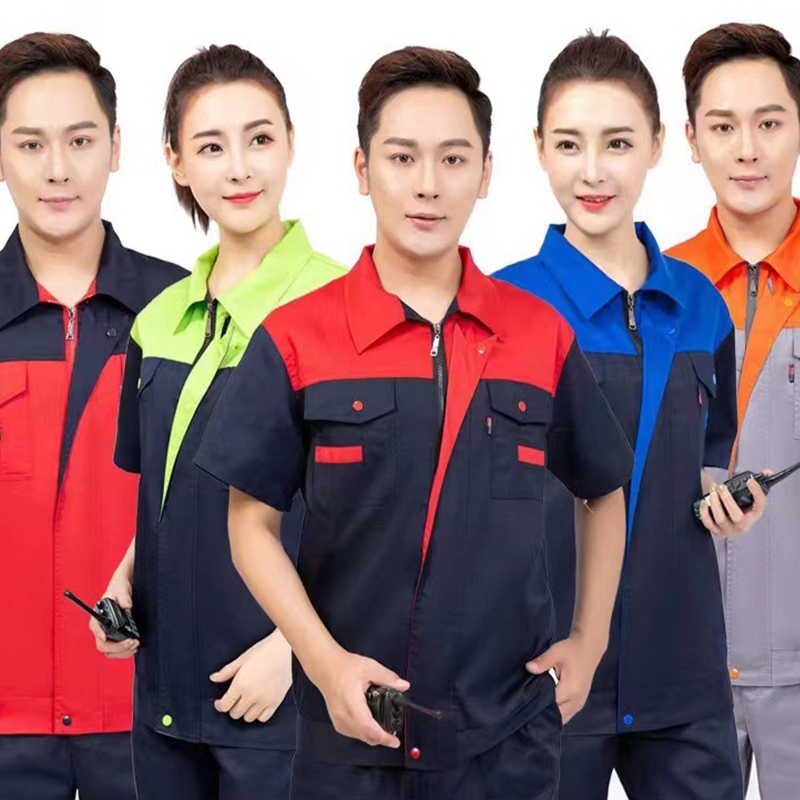 Safety Jacket Men Workwear Women Work Uniforms Tops Jacket Pants Worker ...