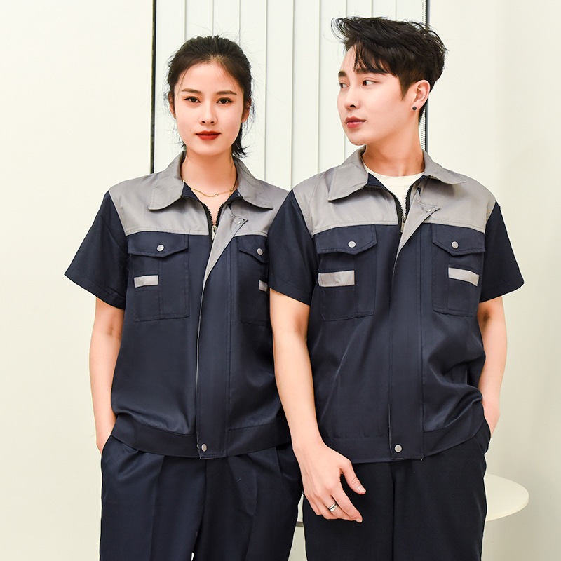 Workwear Safety Jacket Men Women Work Uniforms Tops Jacket Pants ...