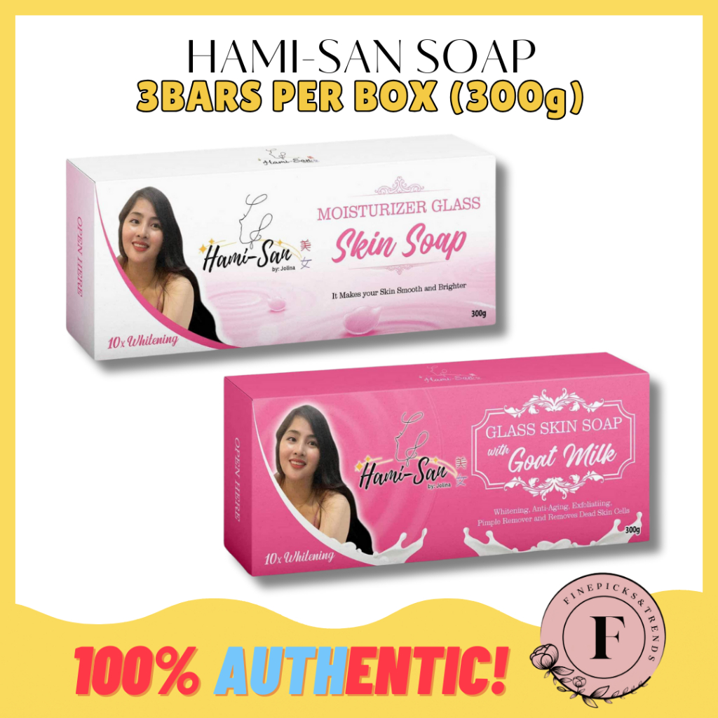 HAMISAN SOAP - Moisturizer & Glass Skin Soap 3bars/Box (300g) | Shopee ...