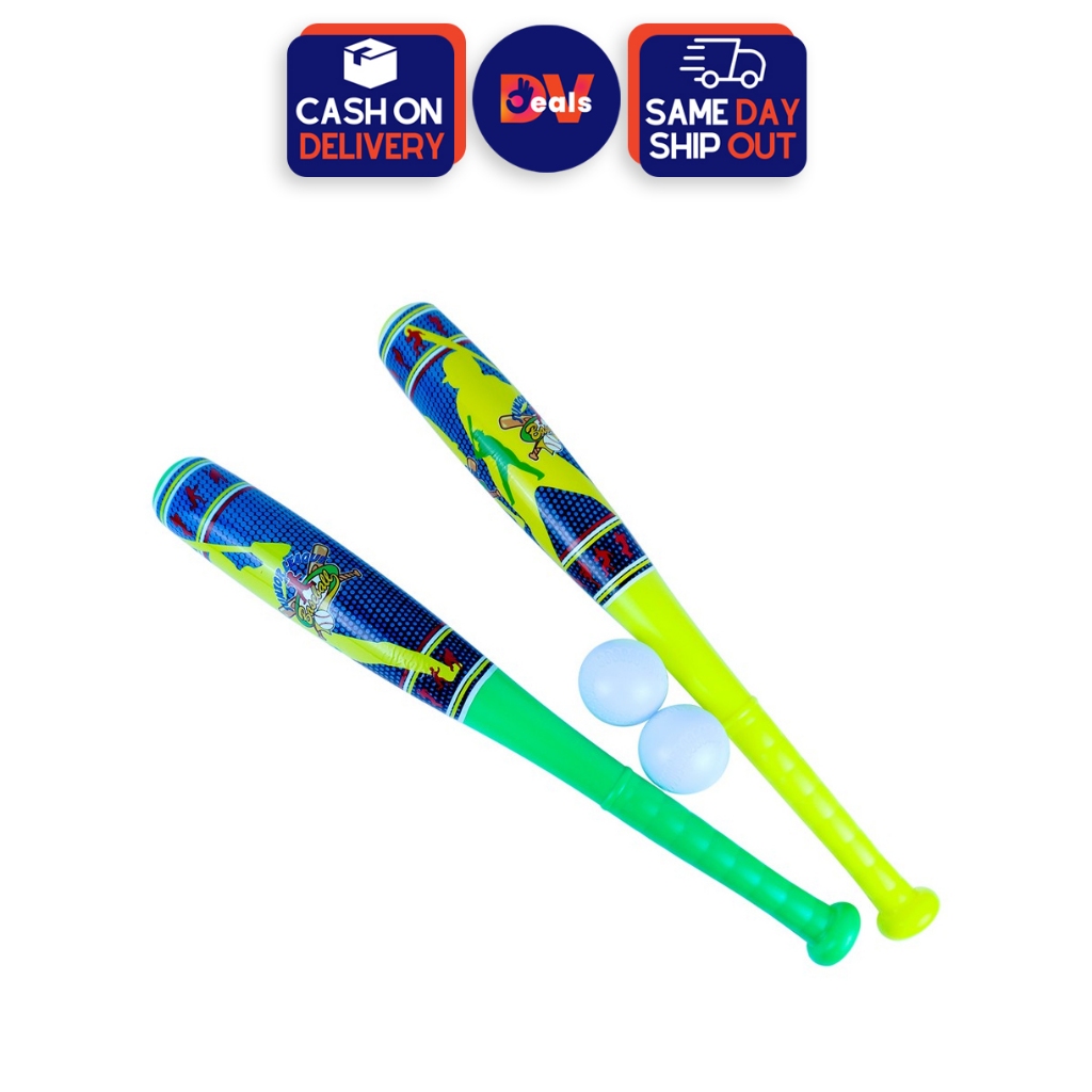 DVDeals LARGE Plastic Baseball Bat and Ball for Toddlers Sports ...
