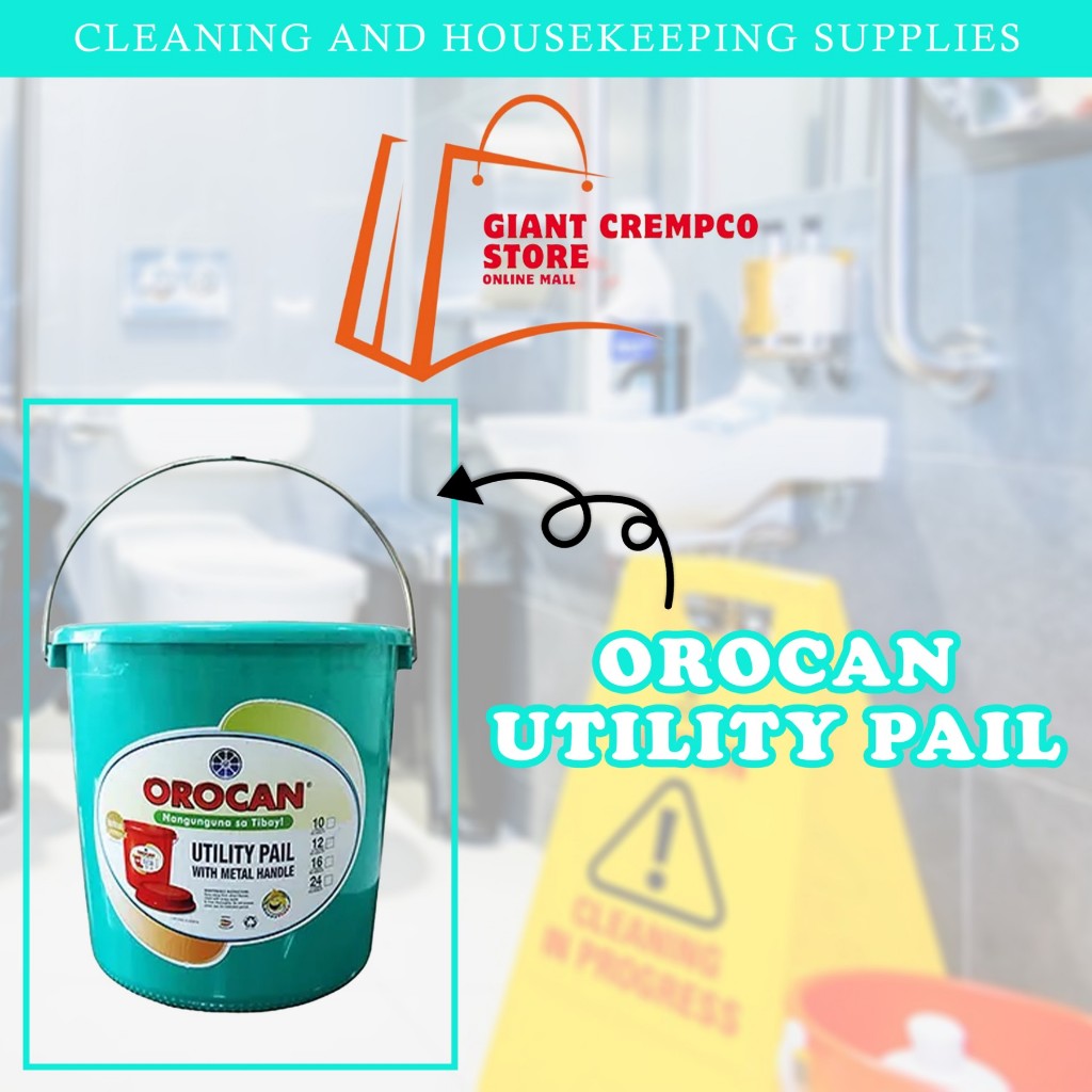 OROCAN UTILITY PAIL CLEANING AND HOUSEKEEPING SUPPLIES | Shopee Philippines