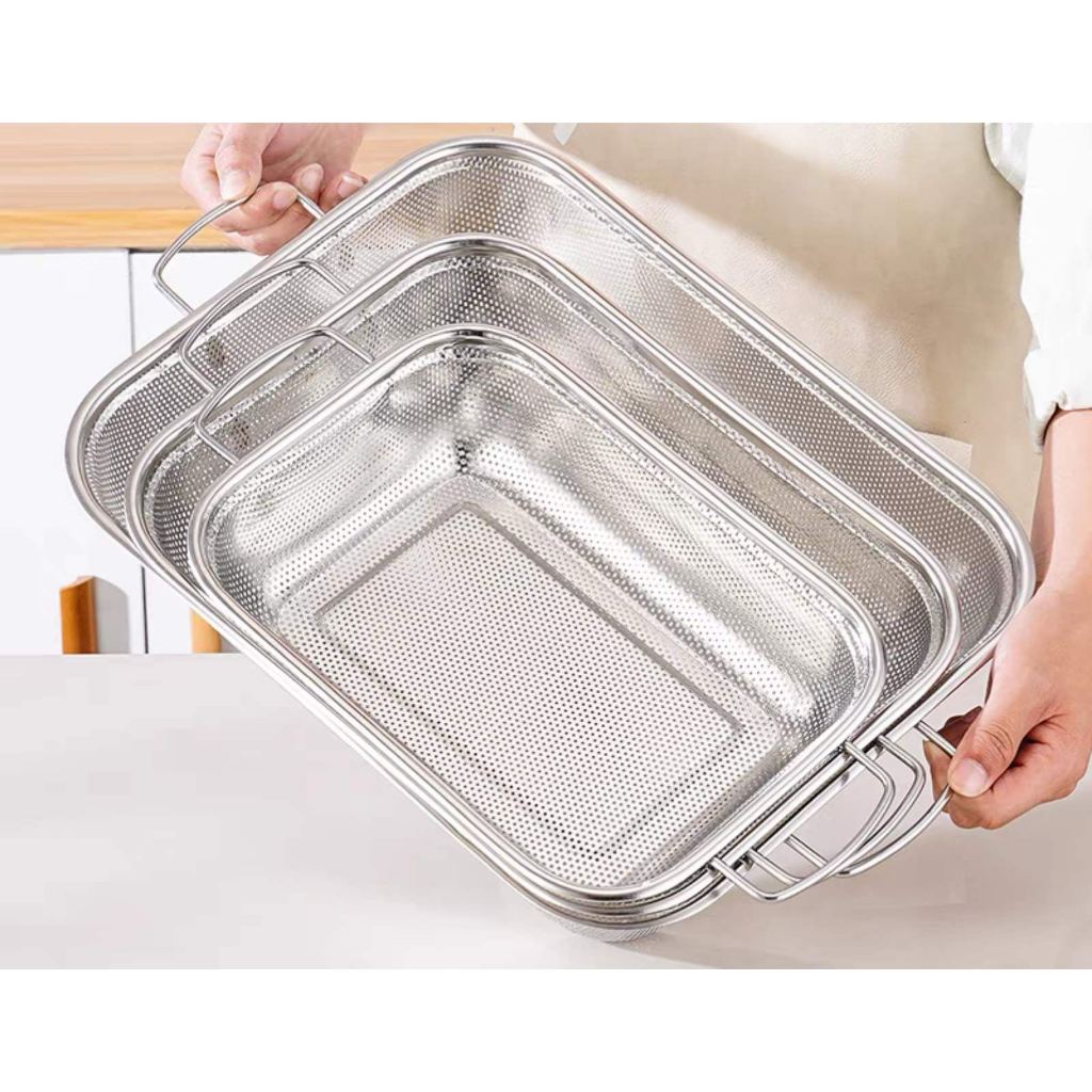 Stainless Steel Expandable Holder Colander Strainer With Heavy Duty ...