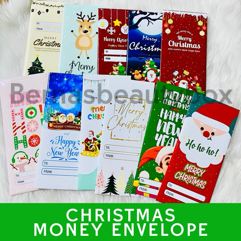 5pcs/10pcs Christmas Money Envelope Angpao Compact and Handy for cash ...