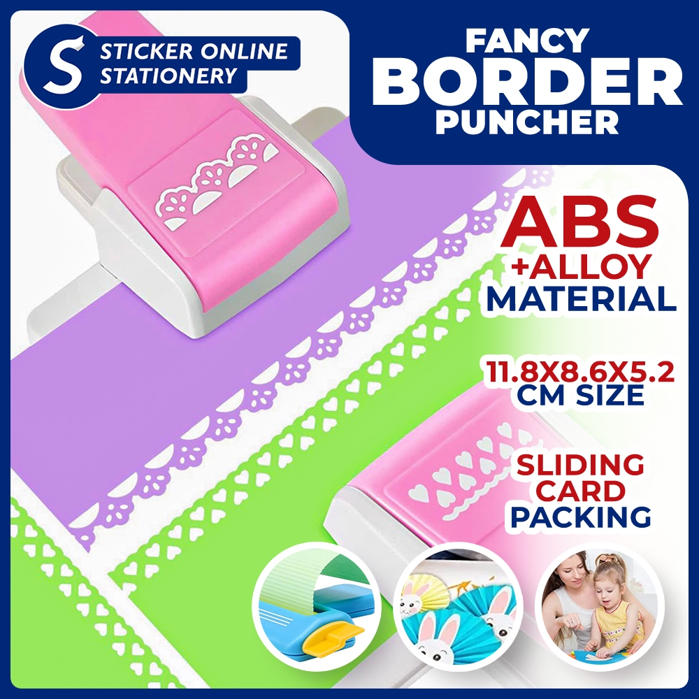 Fancy Border Punch for Scrapbooking – Embossing Device, Flower Design ...