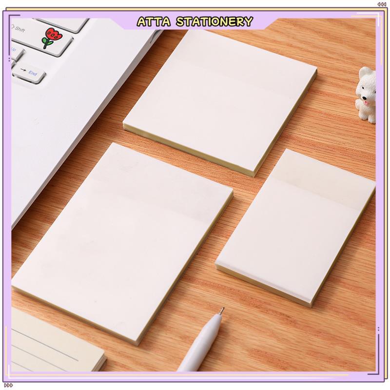 Transparent Sticky Notes 50Sheets Waterproof Sticky Memo School ...