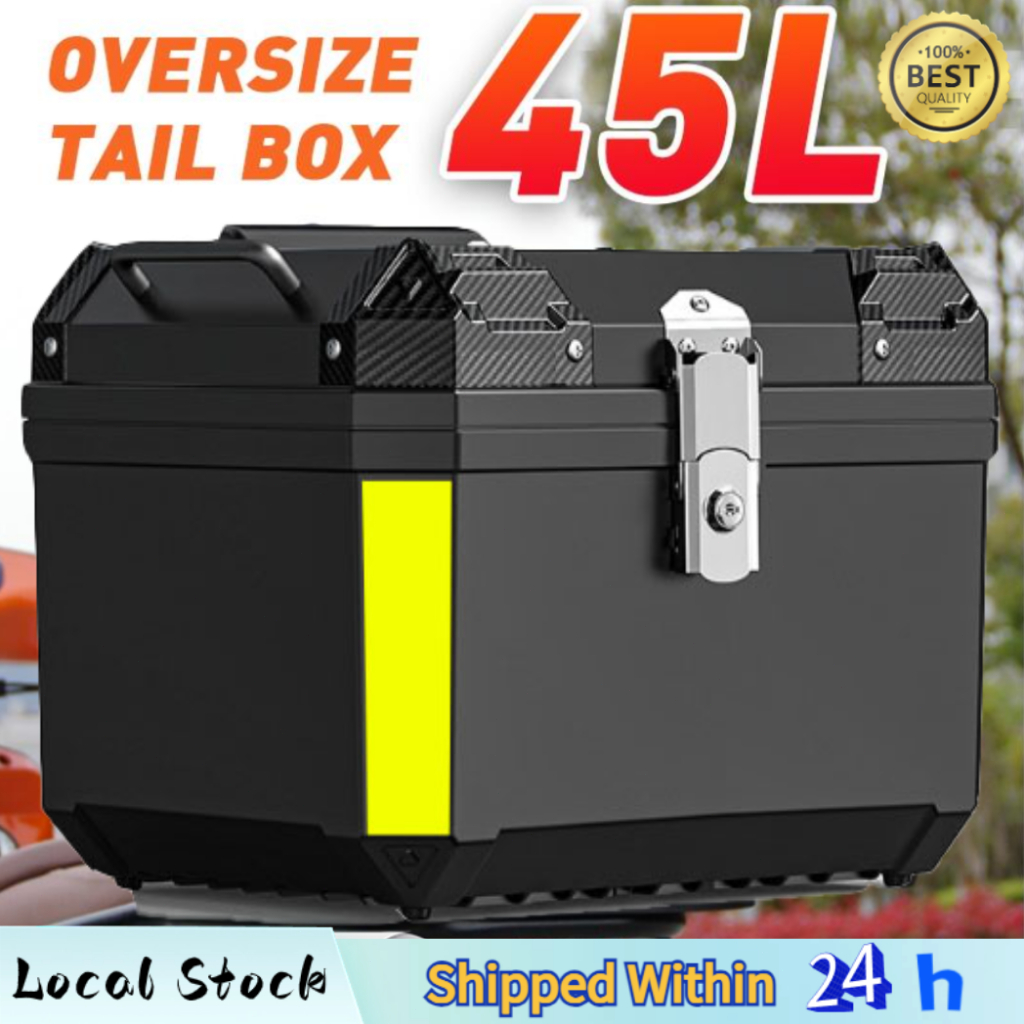【24h ship】Motorcycle Top Box Motorcycle Box 45L 36L Large Capacity ...