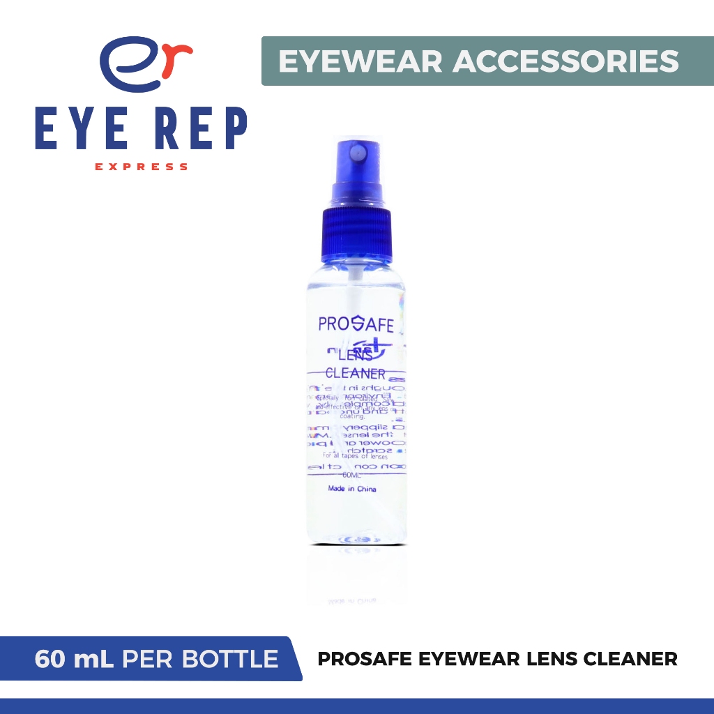 ProSafe Lens Spray Cleaner 60ml for Eyewear/Camera/Screens Accessories ...