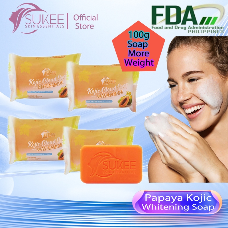 SUKEE Kojic Soap Original Niacinamide Soap Whitening for Women Men ...