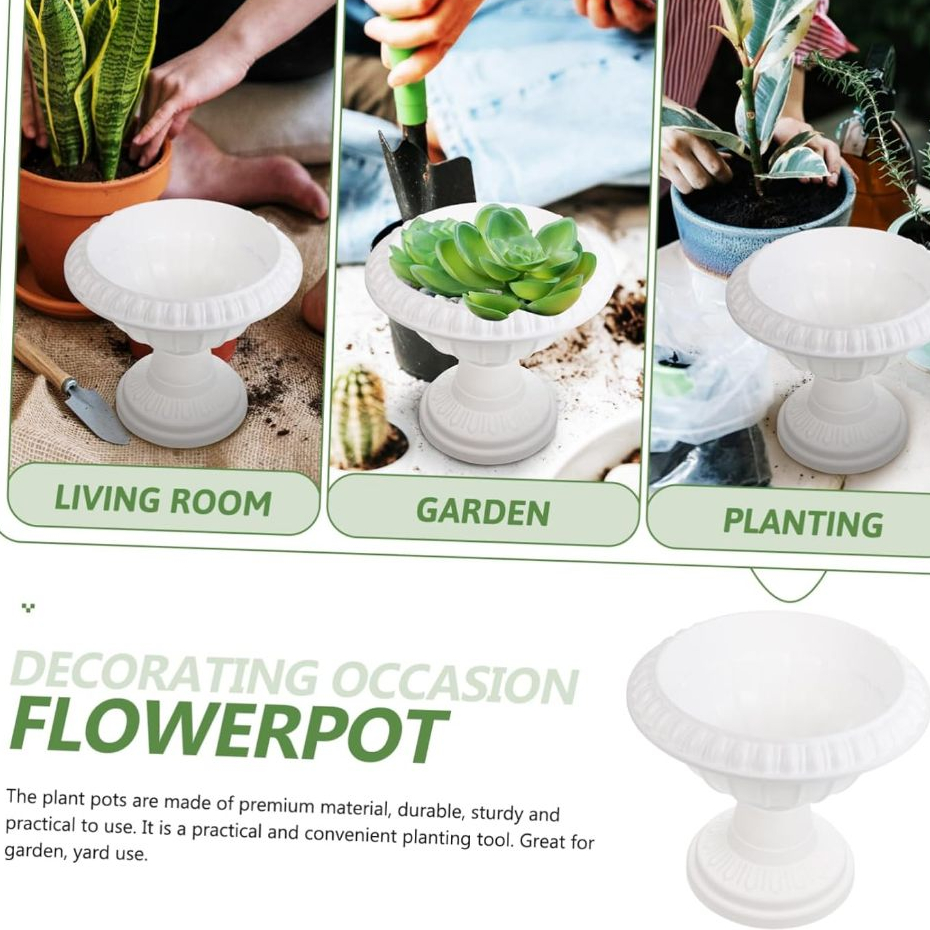 Plastic Props Roman flower Pots Decorative Pot Display Wedding Home ...
