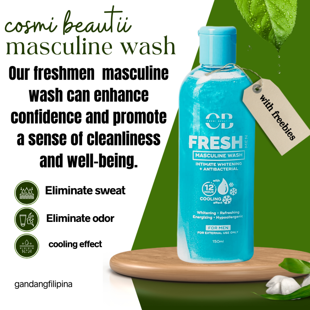 Cosmi Beautii Freshmen Masculine wash with intimate whitening ...