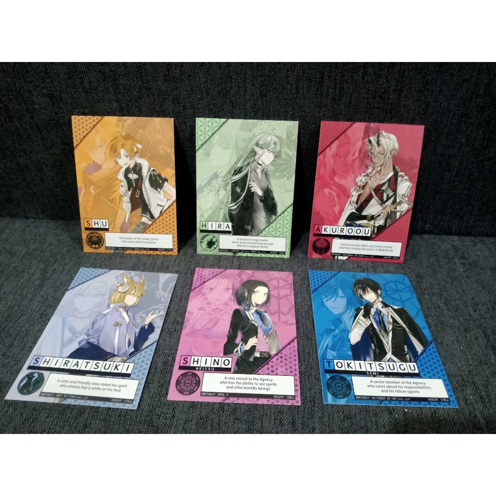 Dairoku Agents of Sakuratani Character Cards (New) | Shopee Philippines