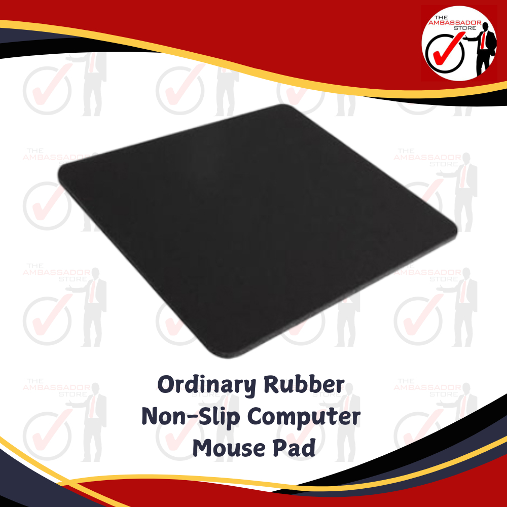 Ordinary Rubber Non-Slip Computer Mouse Pad for PC Laptops | Shopee ...